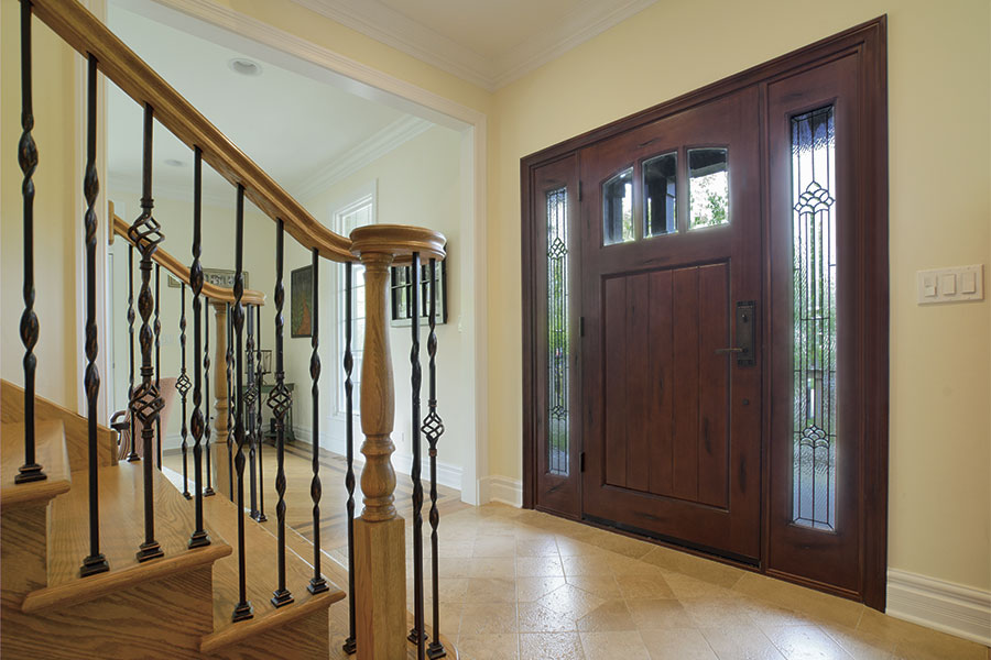 Craftsman Style Front Wood Doors by Glenview Doors, Modern