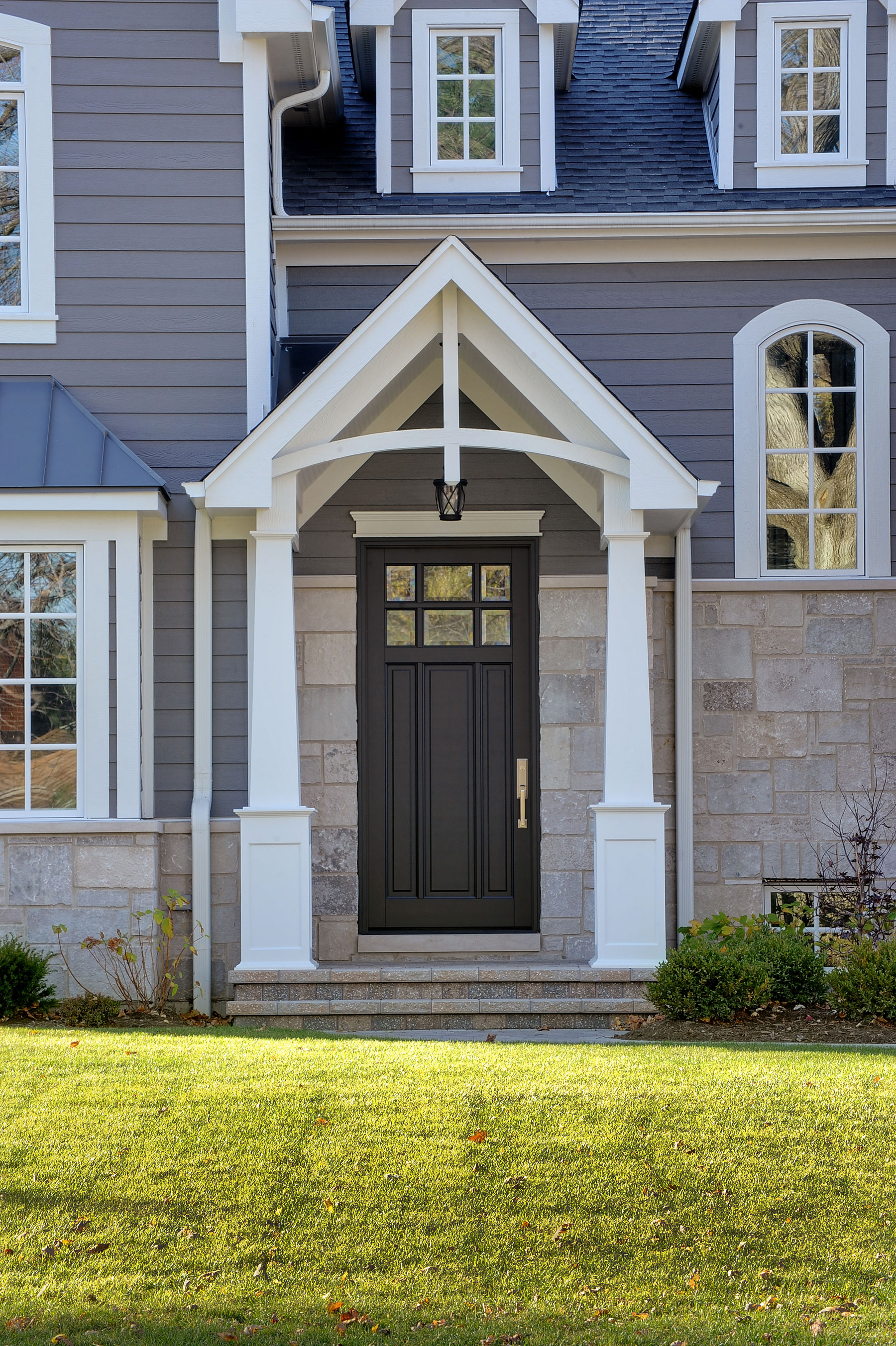 Entry Door In Stock Single Solid Euro Technology With Espresso